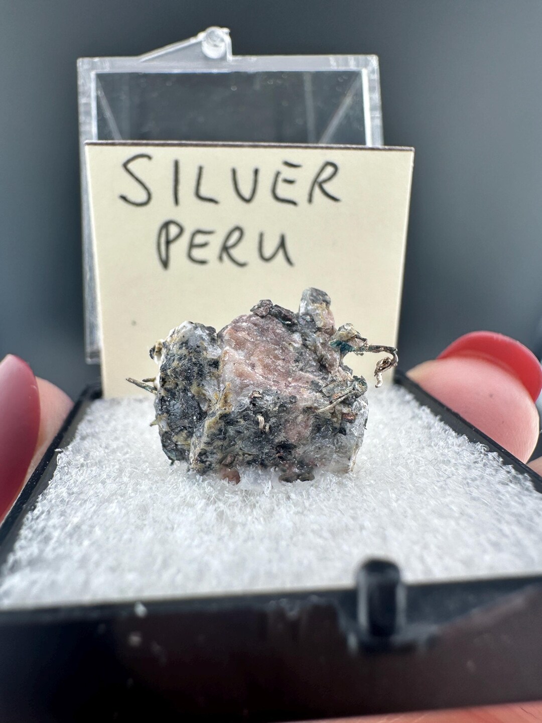 Silver - Thumbnail Crystal - Peru - Etsy