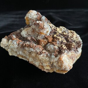 Limonite? Epimorph/ Pseudomorph on Fluorite and Barite and Modified ...