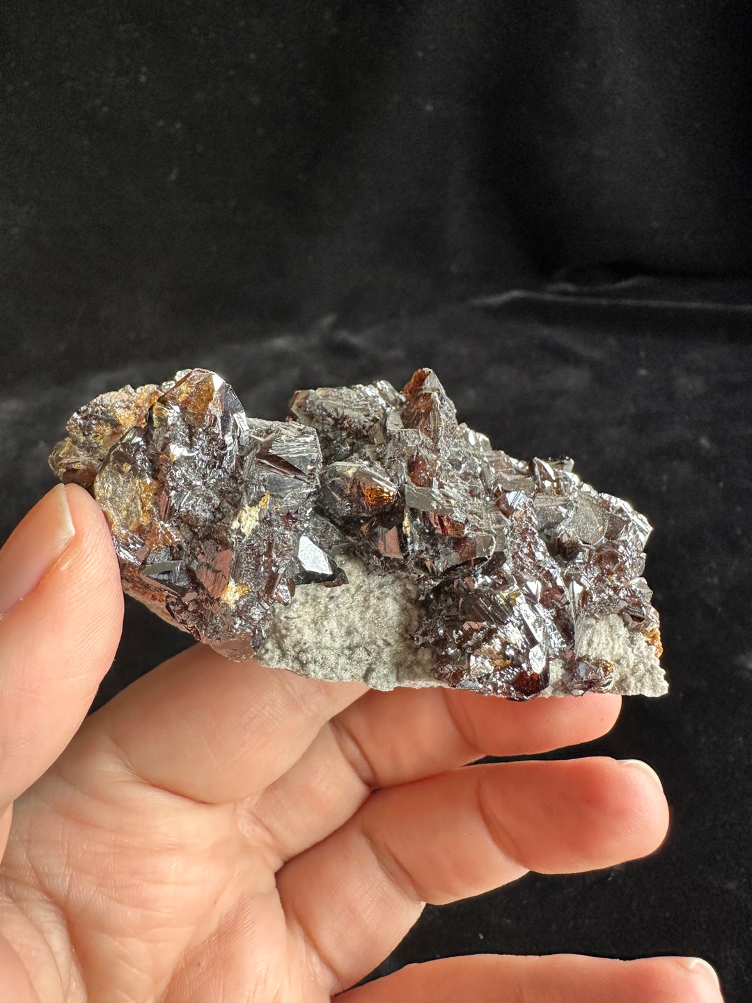 Sphalerite ruby Jack Crystal Cluster Tri-state District, Missouri - Etsy