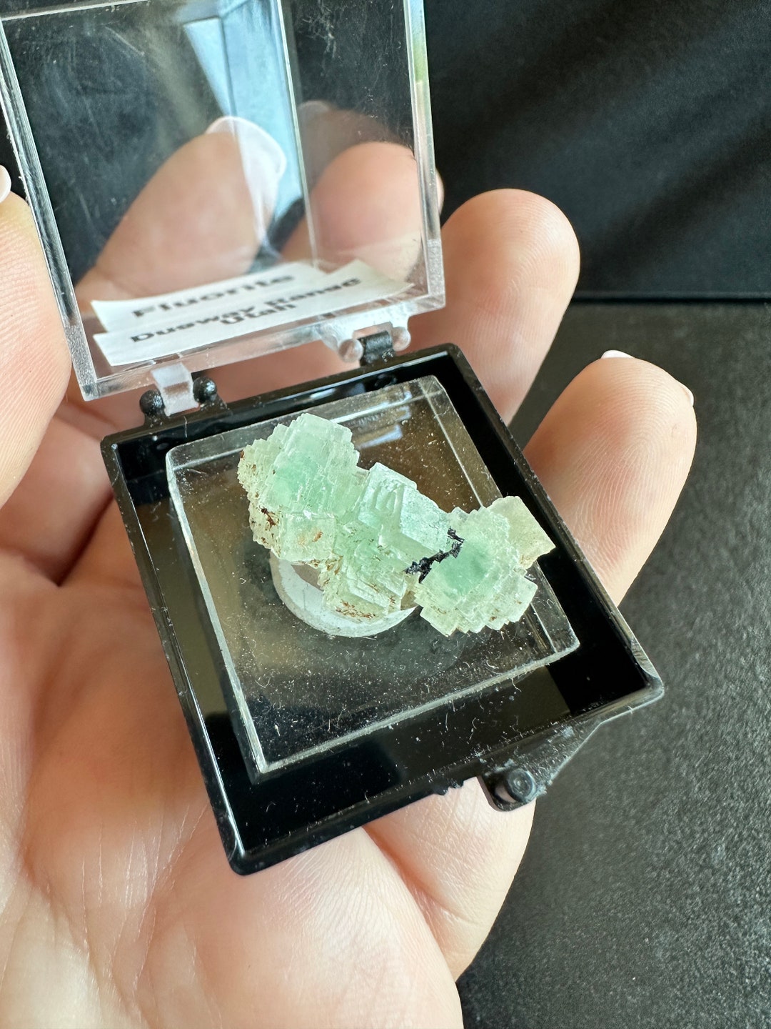Fluorite - Thumbnail Crystal - Dugway Range, Utah - Etsy