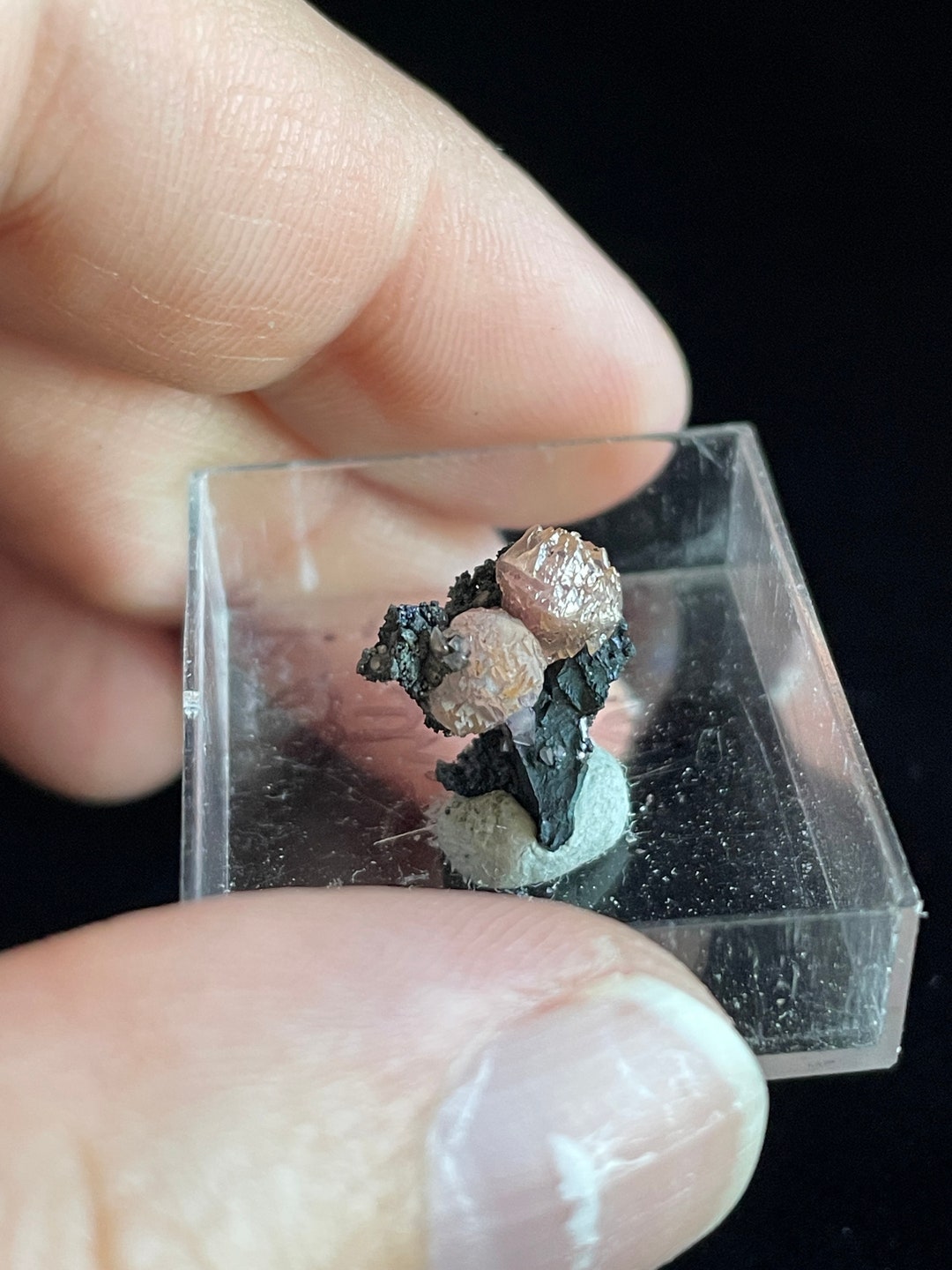 Red Smithsonite - Micromount Crystal - Tsumeb, South West Africa - Etsy