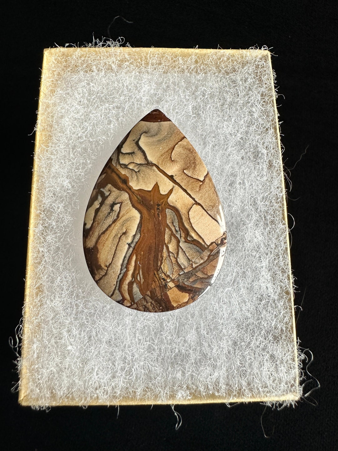 Deschutes Picture Jasper - Teardrop Cabochon - Oregon - Etsy