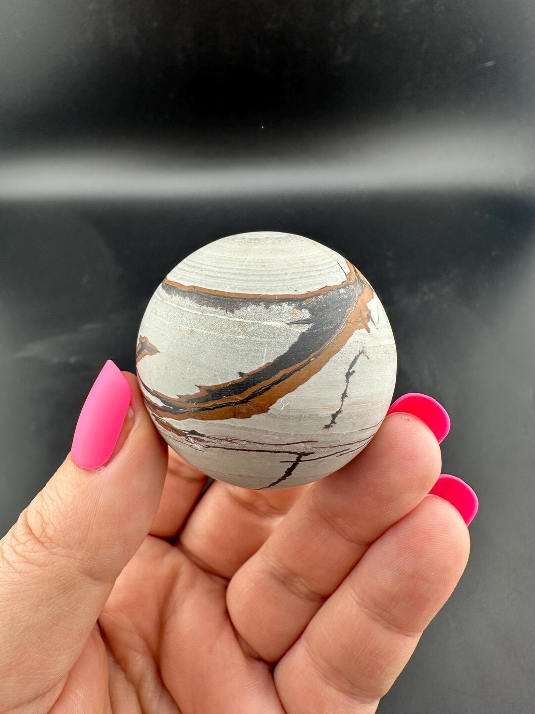 Indian Paint Stone - Polished Sphere - Death Valley, California - Etsy