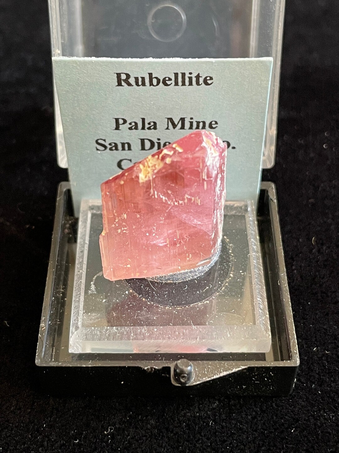 Rubellite Thumbnail Crystal Pala Mine San Diego County California - Etsy