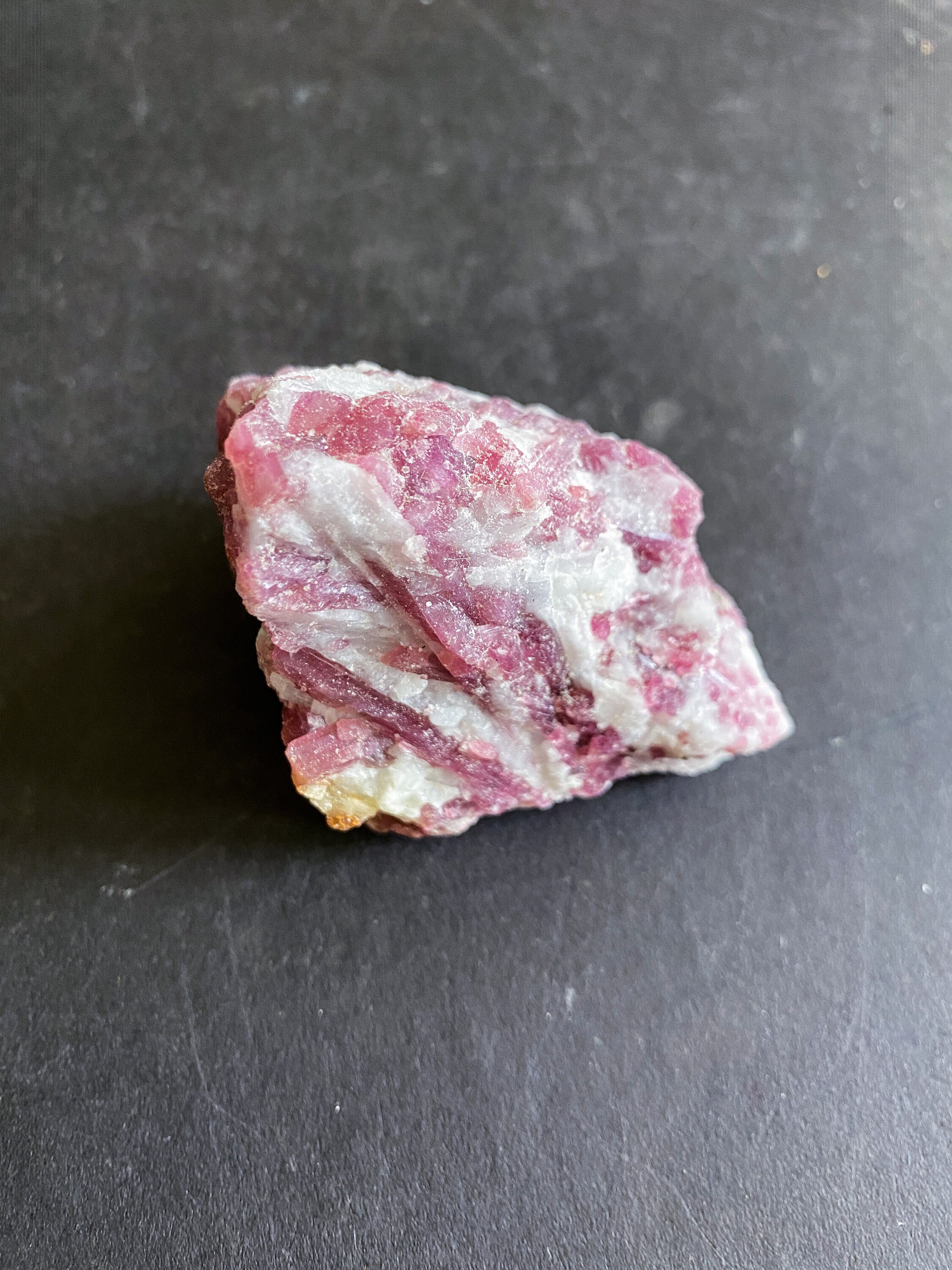 Home Décor Rose Colored Light Rose Pink Tourmaline in Matrix Host Rock ...
