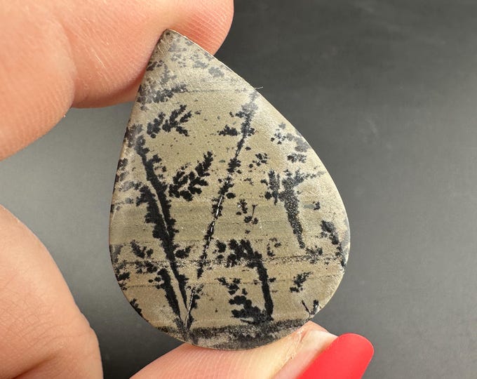 Indian Paint Stone - Teardrop Cabochon - Death Valley, California - Etsy