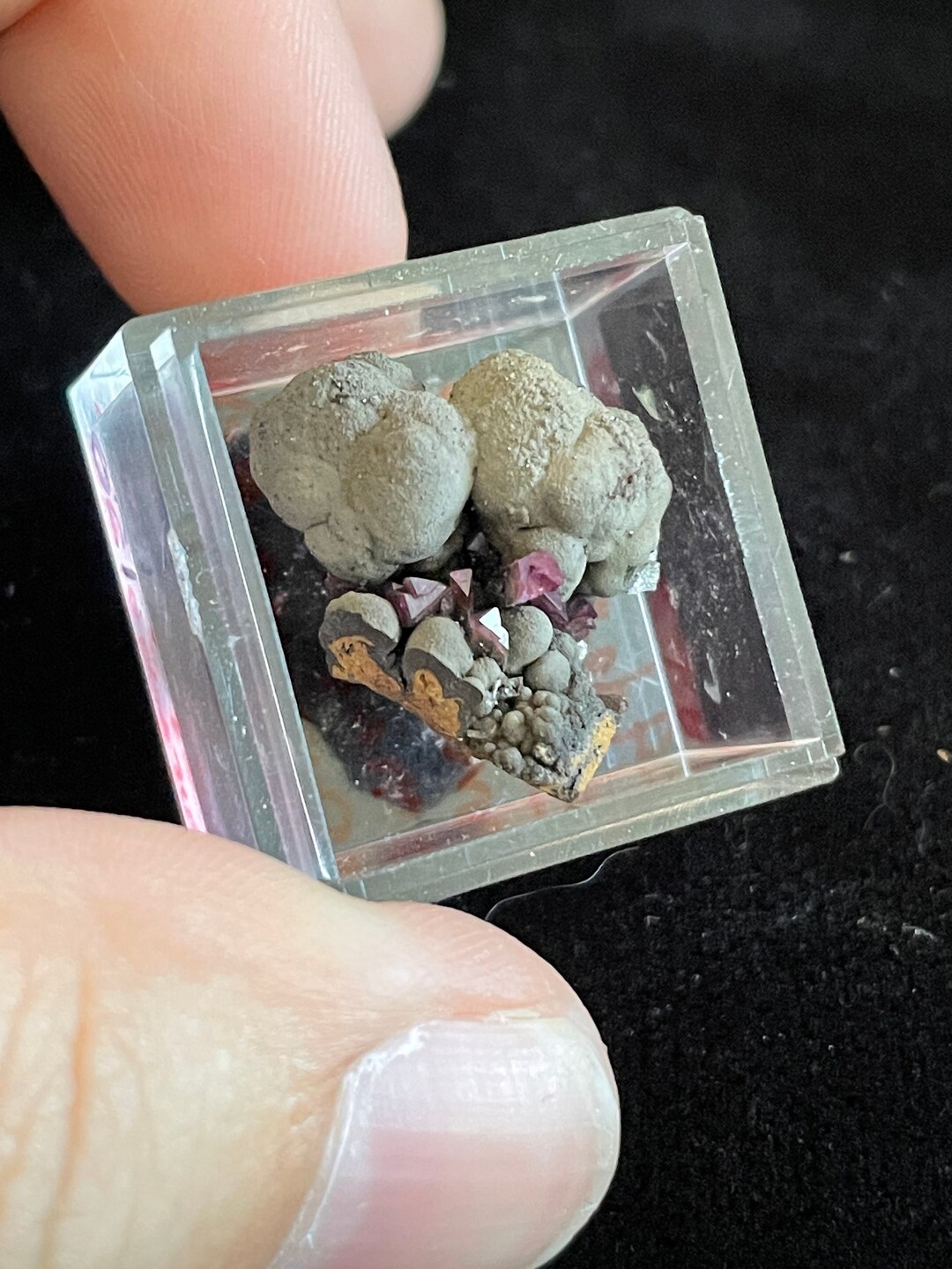 Adamite Cobaltian - Micromount Crystal - Mine Ojvela - Mapimi, Durango ...