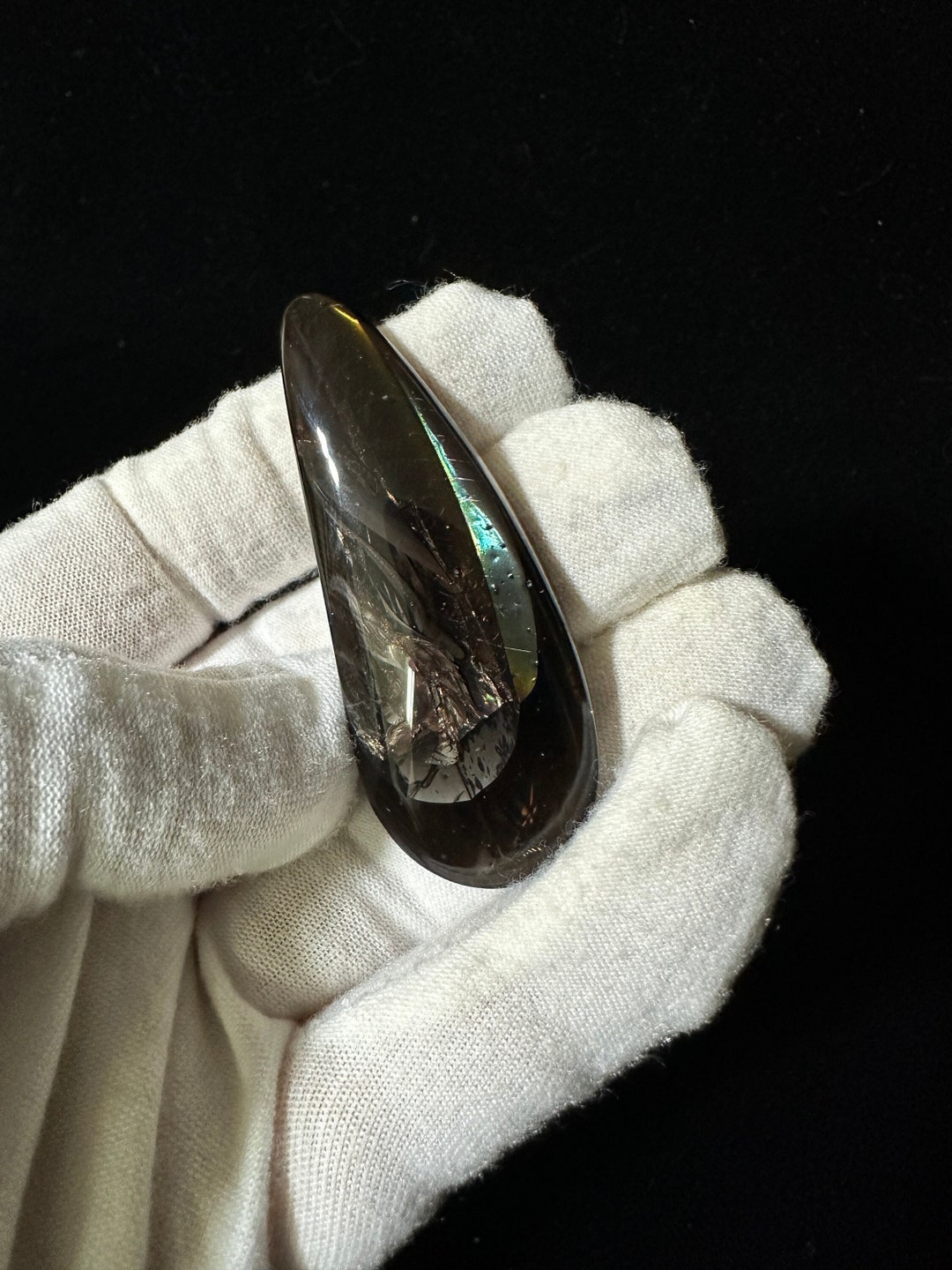 ULTRA RARE - Flashy Fire Obsidian Double Sided Freeform Polished ...