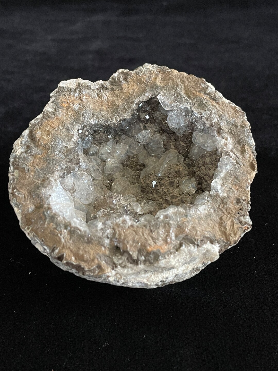 Smoky Quartz Calcite Crystal Cluster Mexican Coconut - Etsy