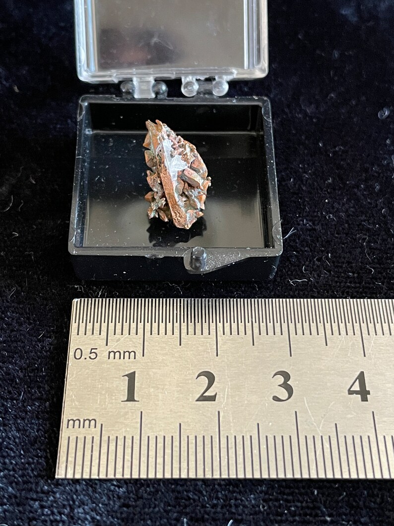 Copper Spinel Twin With Selenite Micromount Crystal Ray - Etsy