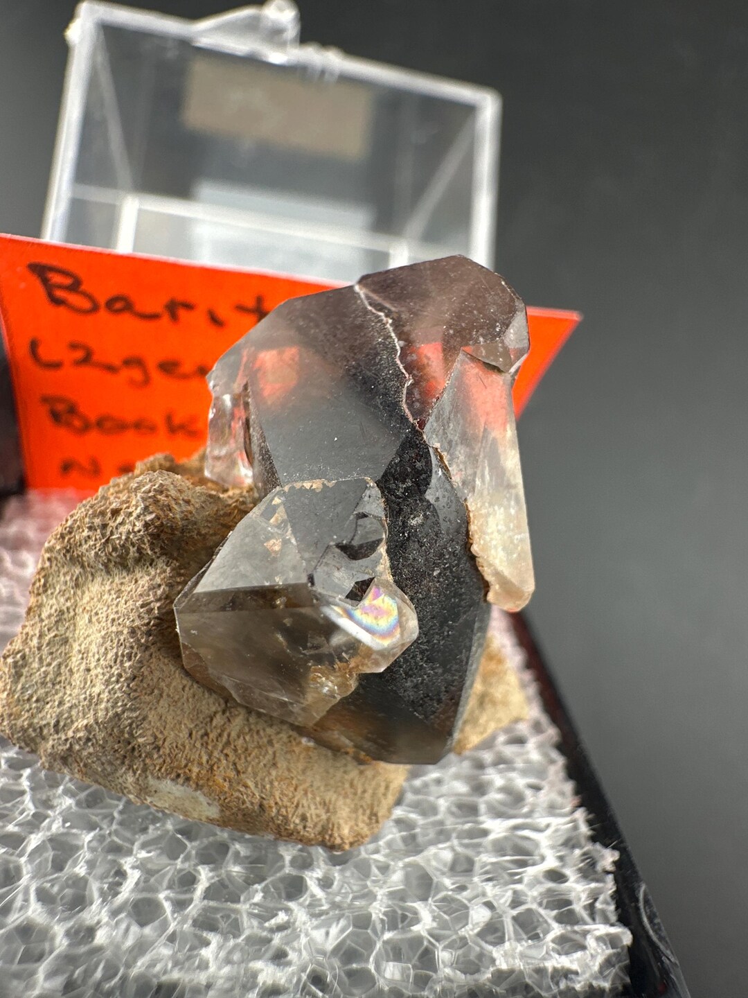 Barite - 2 Generations - Thumbnail Crystal - Bookcliffs Near Mack ...