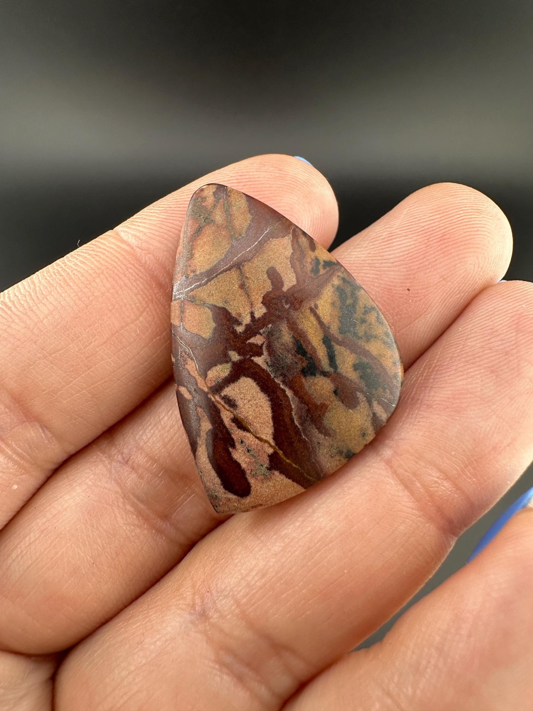 Indian Paint Stone - Freeform Cabochon - Death Valley, California - Etsy