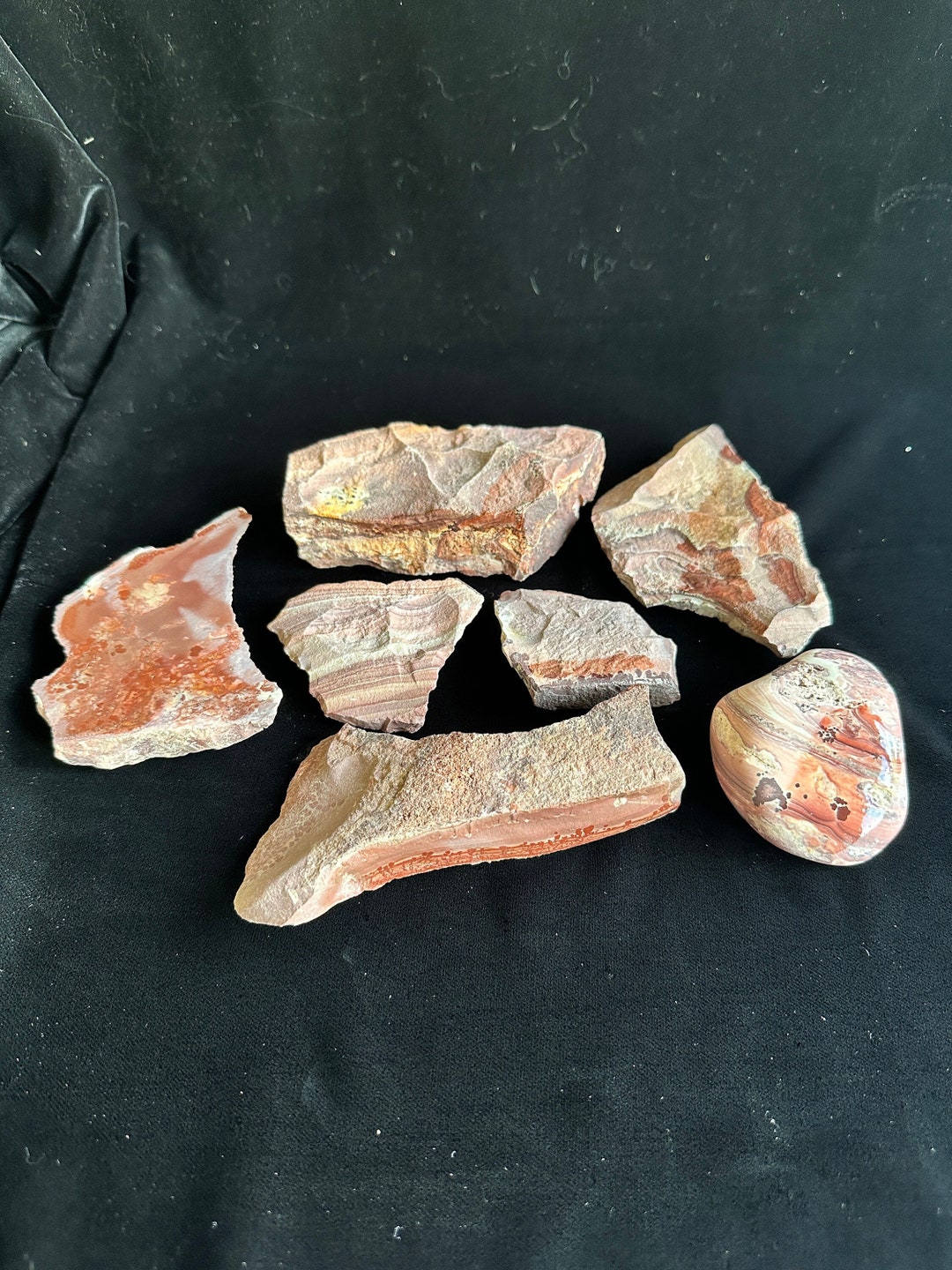 Apache Sage Rhyolite Lot - Mimbres Valley Picture Rhyolite - Lapidary ...