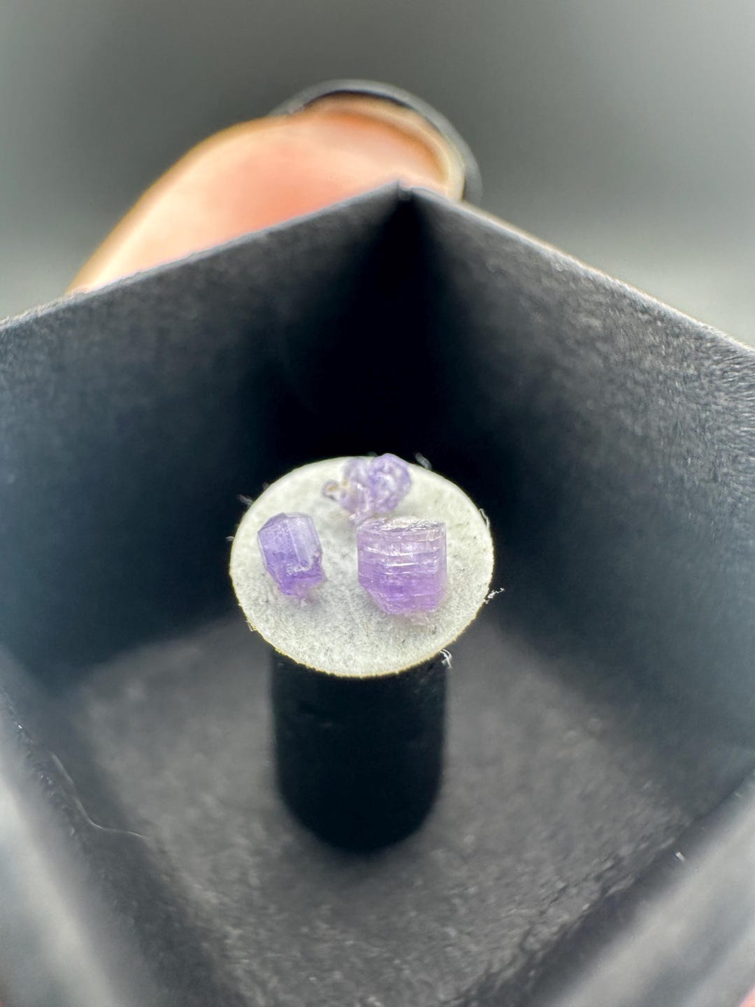 Apatite (purple) - Micromount Crystal - Pulsifer Quarry, Auburn ...