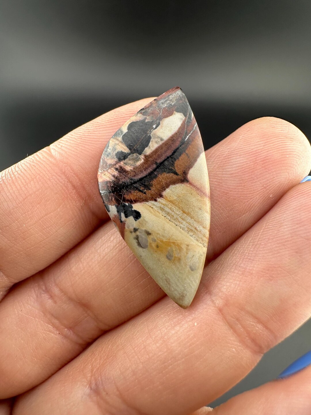 Indian Paint Stone - Freeform Cabochon - Death Valley, California - Etsy