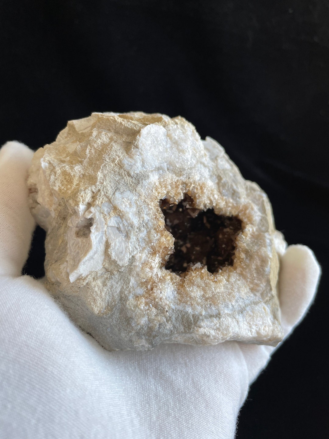 Iridescent Andradite Garnet, Quartz, Adularia, Chloritic Clay and ...