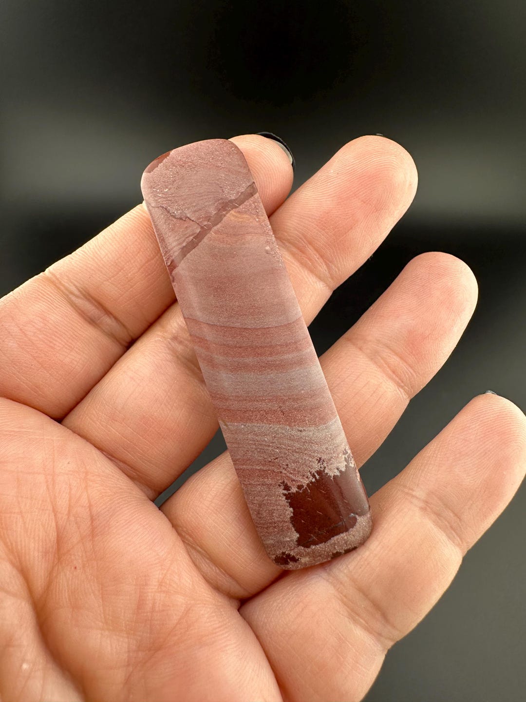 Apache Sage Rhyolite - Rectangular Cabochon - Mimbres Valley Picture ...