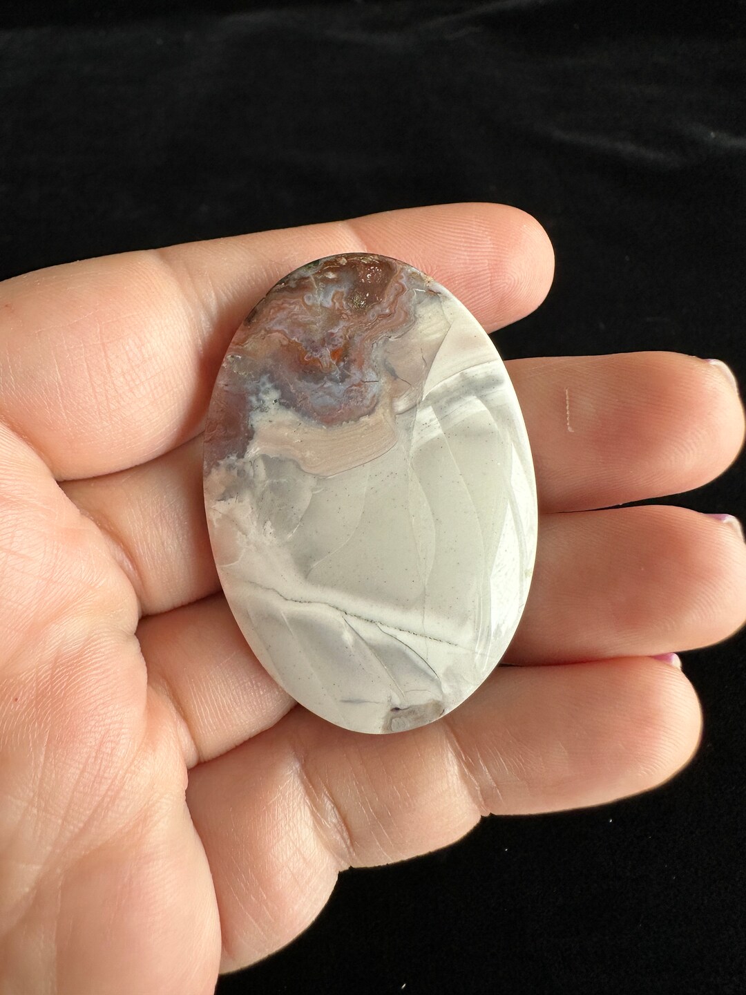 Buchanan Thunder Egg Jasper - Orbicular - Oval Cabochon - Buchanan ...