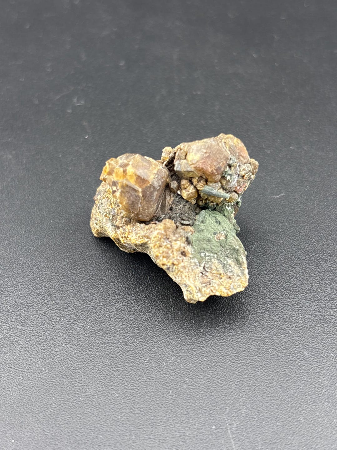 Andradite Garnet Quartz Crystal Cluster With Chloritic Inclusions - Etsy