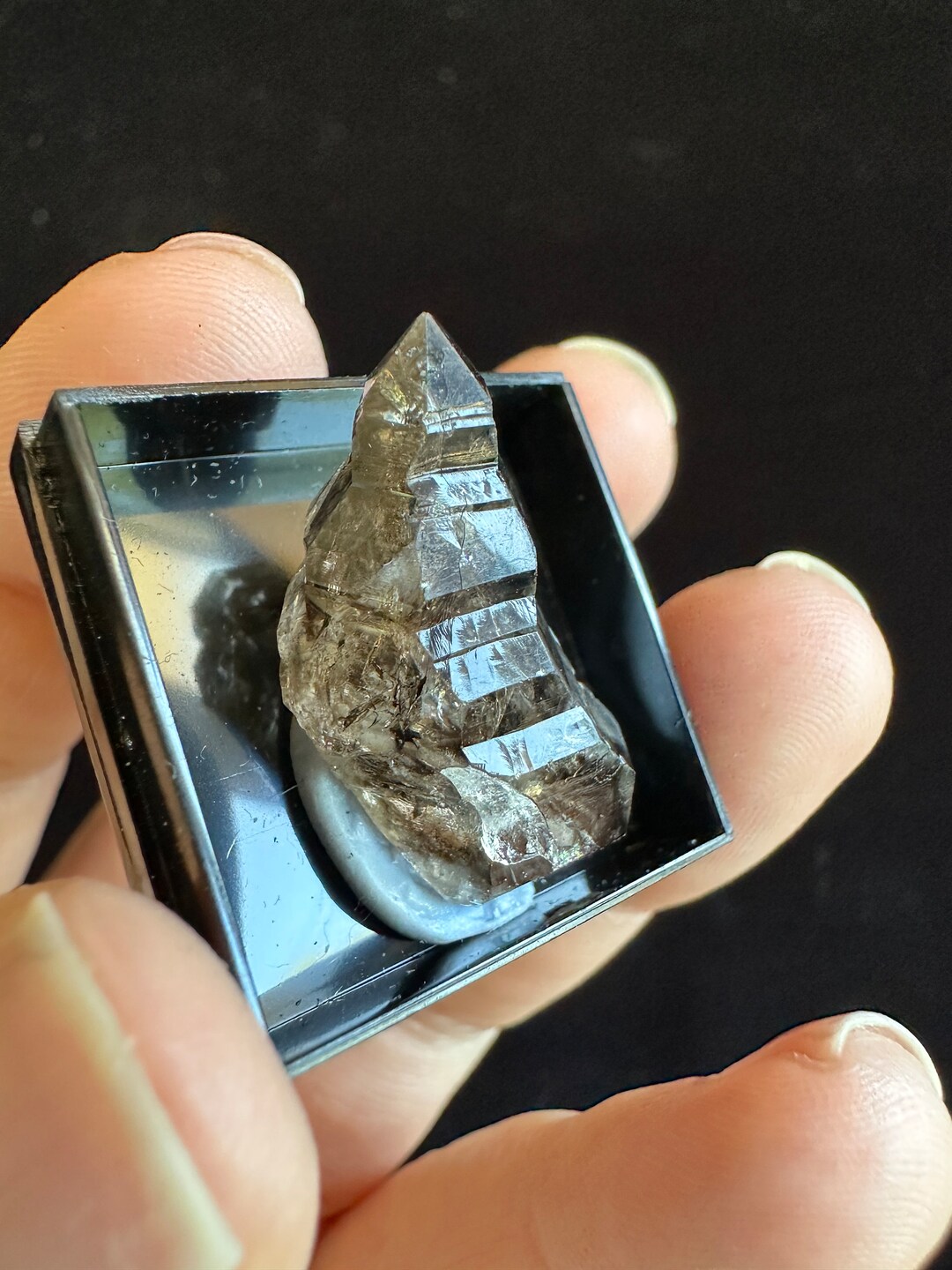 Smoky Quartz - Used to Have a Water Bubble - Micromount Crystal ...