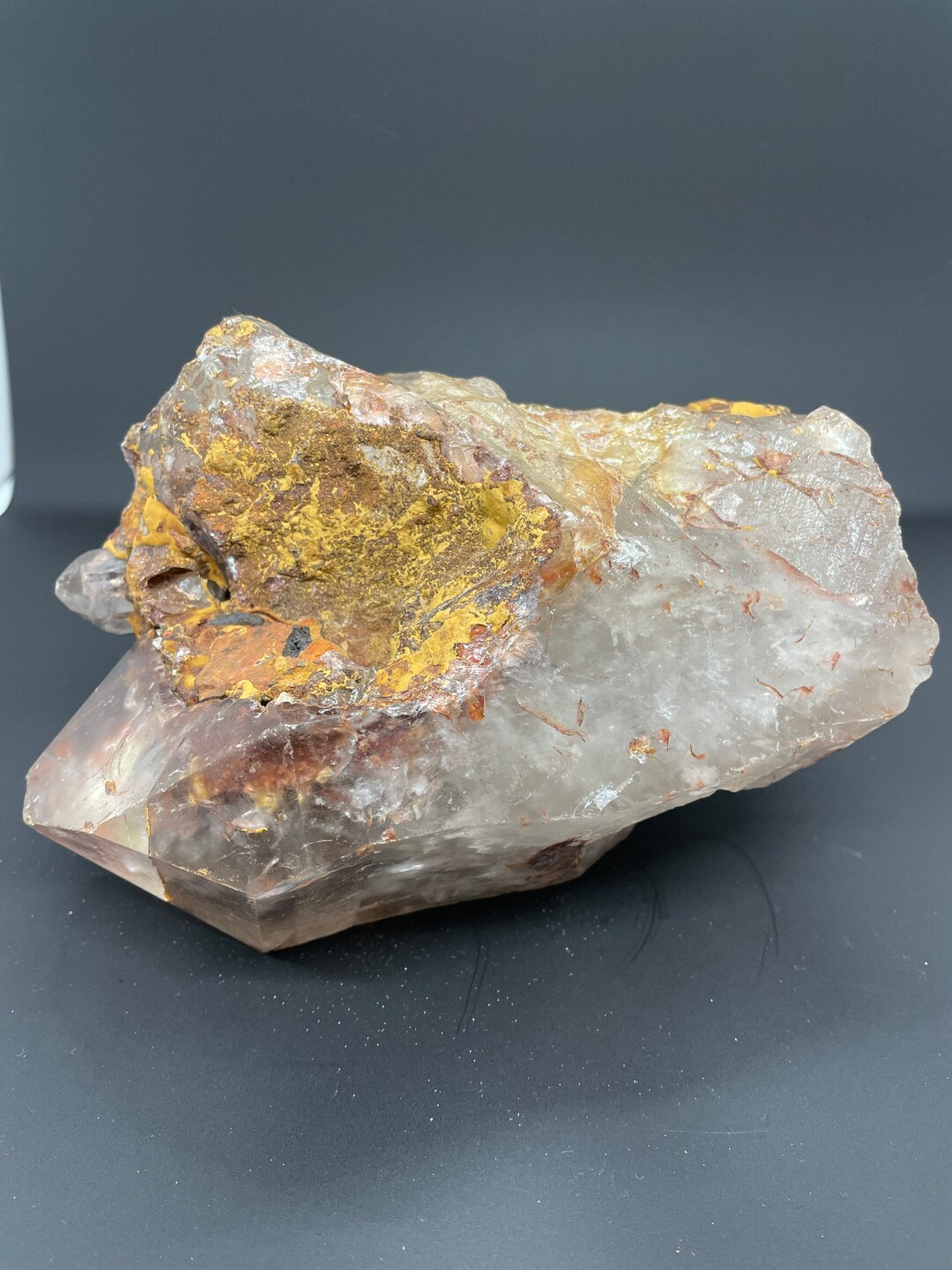 Natural Quartz Specimen With Cool Inclusions - Iron Oxide - Etsy