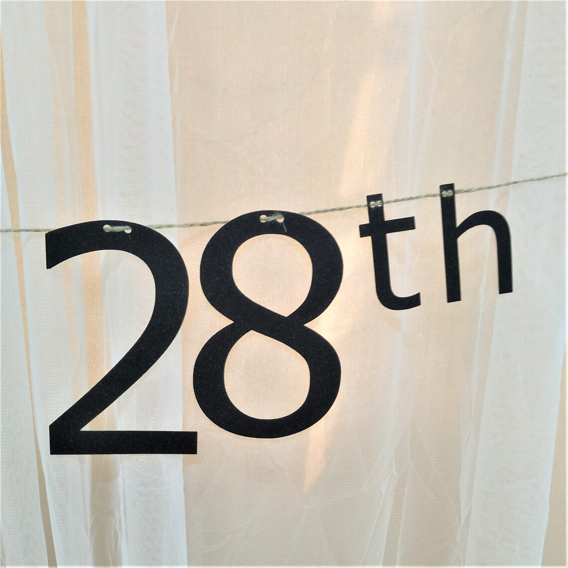 HAPPY 28th Banner 28th Birthday Banner 28th Birthday Sign | Etsy