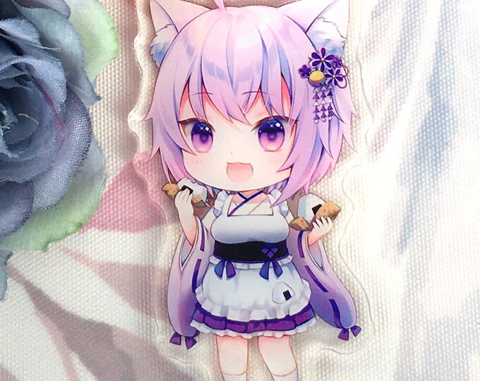 Hololive Vtuber Okayu Fan-made Acrylic Keychain - Etsy
