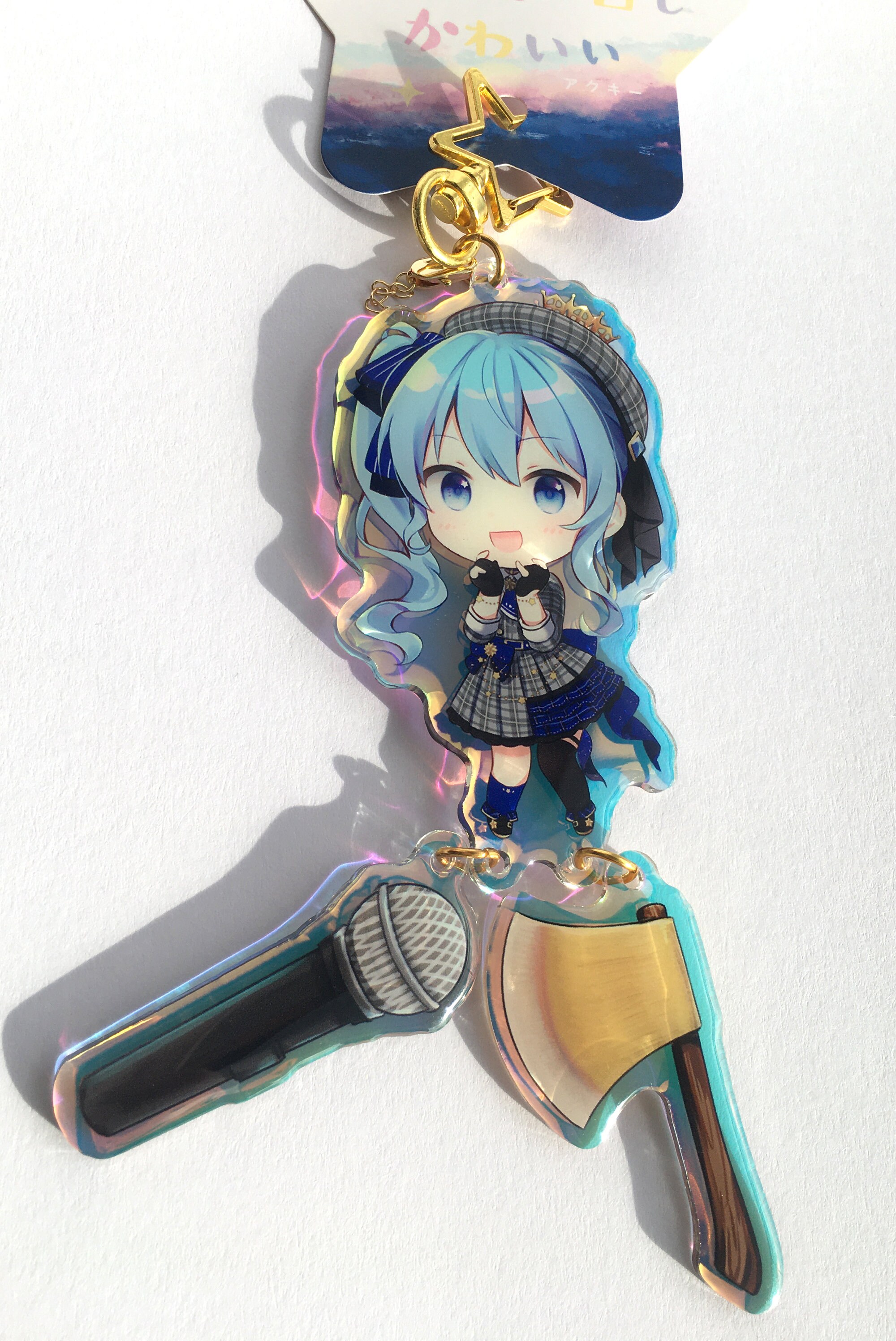 Hololive Vtuber Hoshimachi Suisei Fan-made Acrylic Keychain - Etsy Hong ...