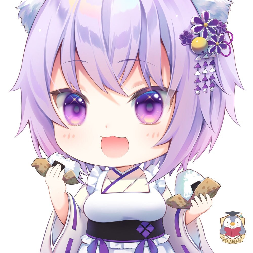 Hololive Vtuber Okayu Fan-made Acrylic Keychain - Etsy