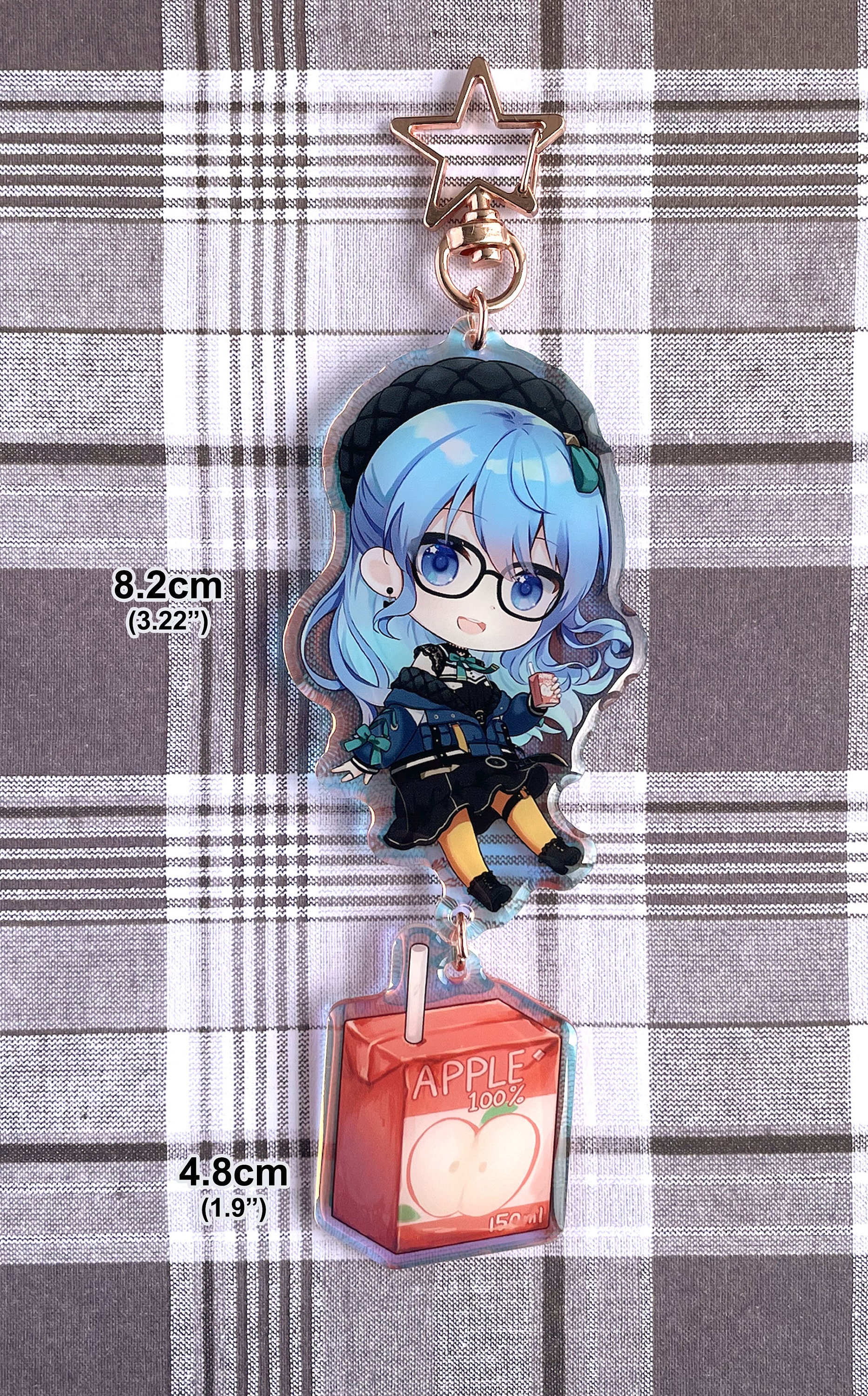 Hololive Vtuber Hoshimachi Suisei Fan-made Acrylic Keychain - Etsy ...