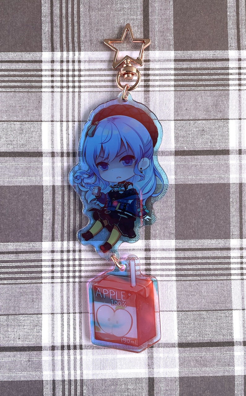 Hololive Vtuber Hoshimachi Suisei Fan-made Acrylic Keychain - Etsy