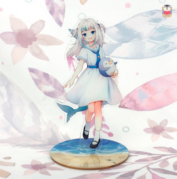 Hololive EN Vtuber Gura Fan-made Acrylic Standee Figure | Etsy Denmark