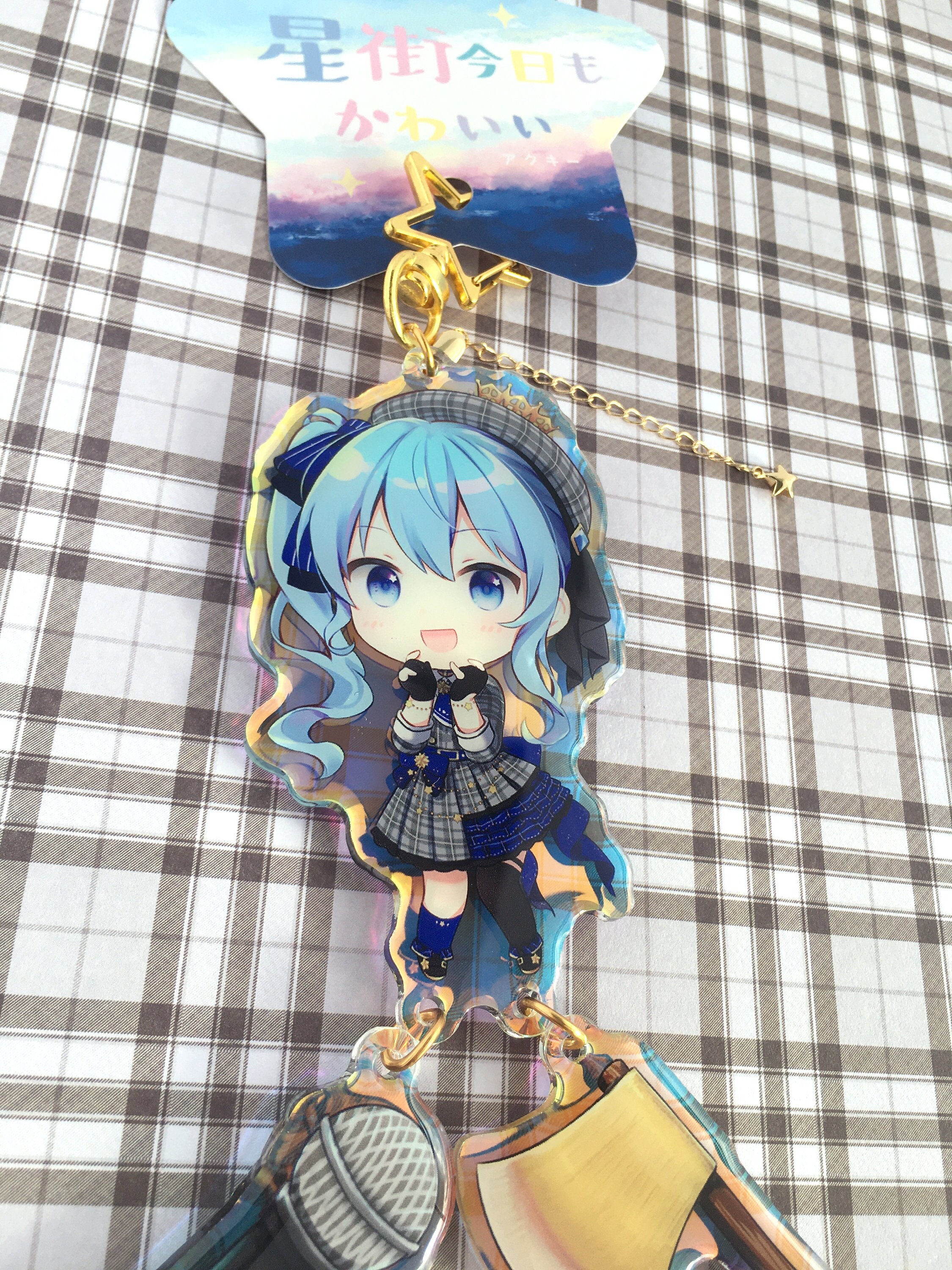 Hololive Vtuber Hoshimachi Suisei Fan-made Acrylic Keychain - Etsy ...