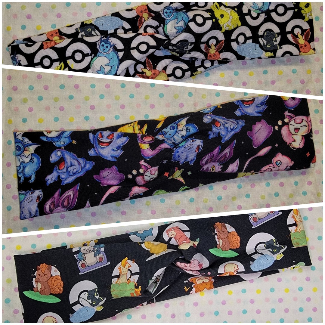 Pokemon Twisted Headbands - Etsy