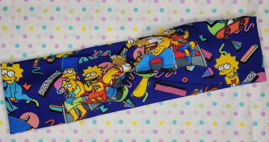 Simpsons Twisted Headbands - Etsy