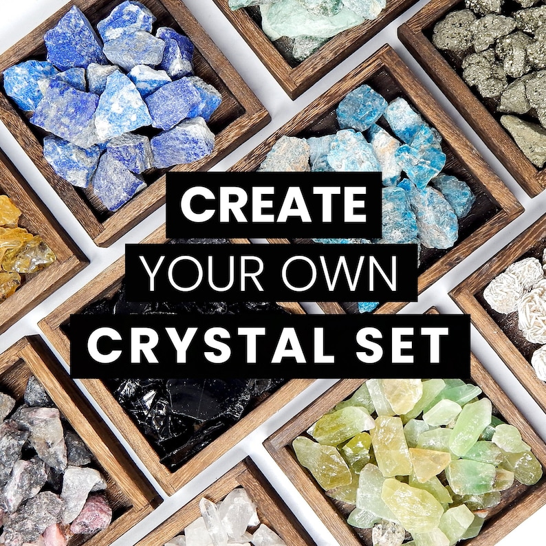 Create Your Own Crystal Set Raw Crystal Collection Crystal - Etsy