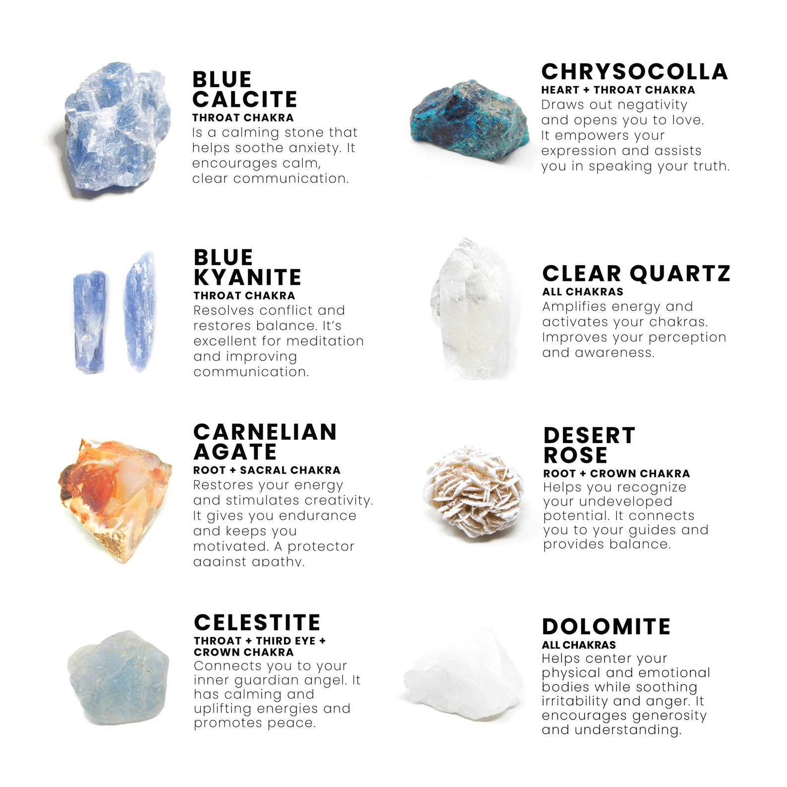 Create Your Own Crystal Set Raw Crystal Collection Crystal | Etsy