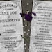 Printable Gothic Wedding Program Vintage Wedding Program Card Witchy ...
