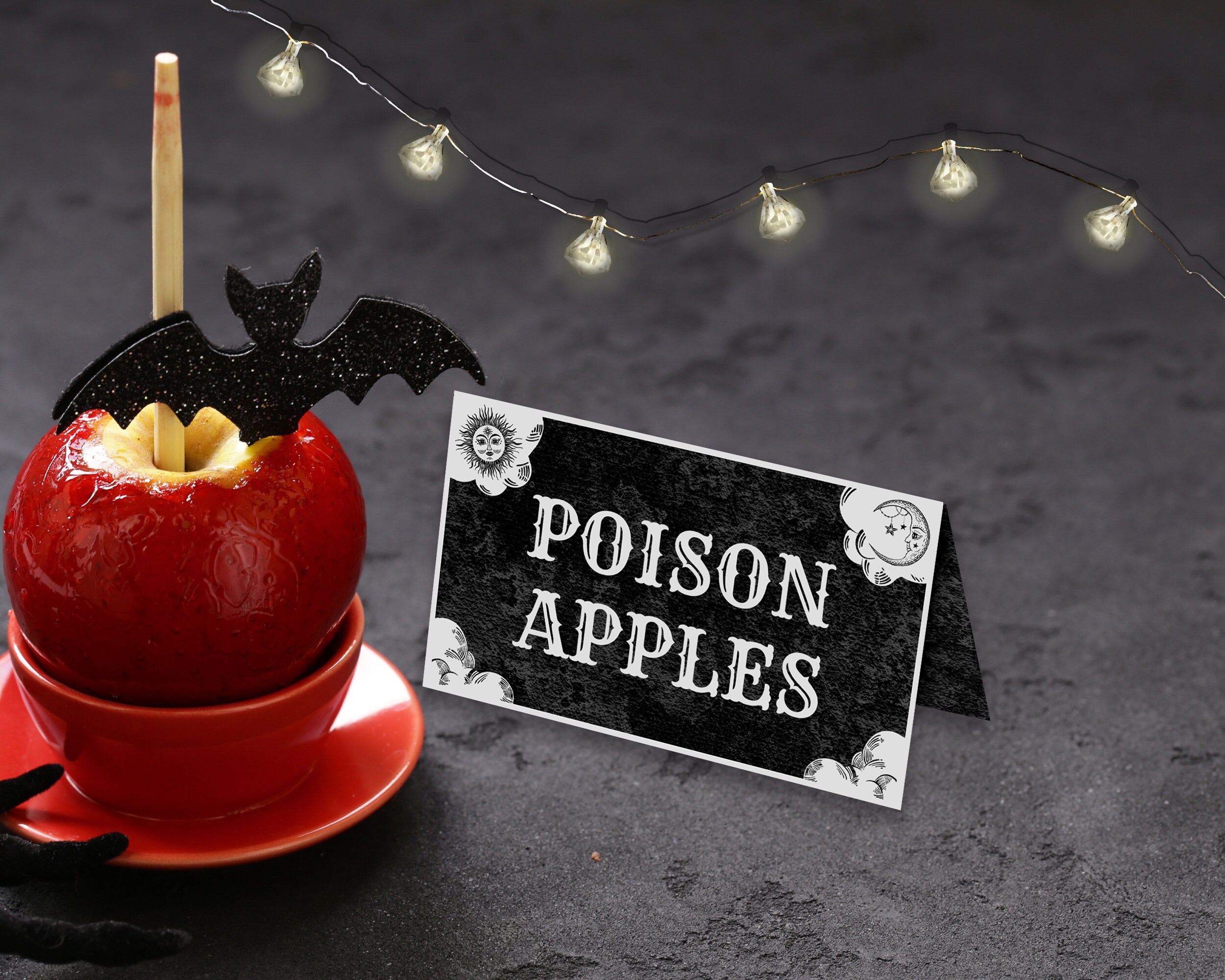 Gothic Wedding Food Label Editable Ouija Board Halloween - Etsy