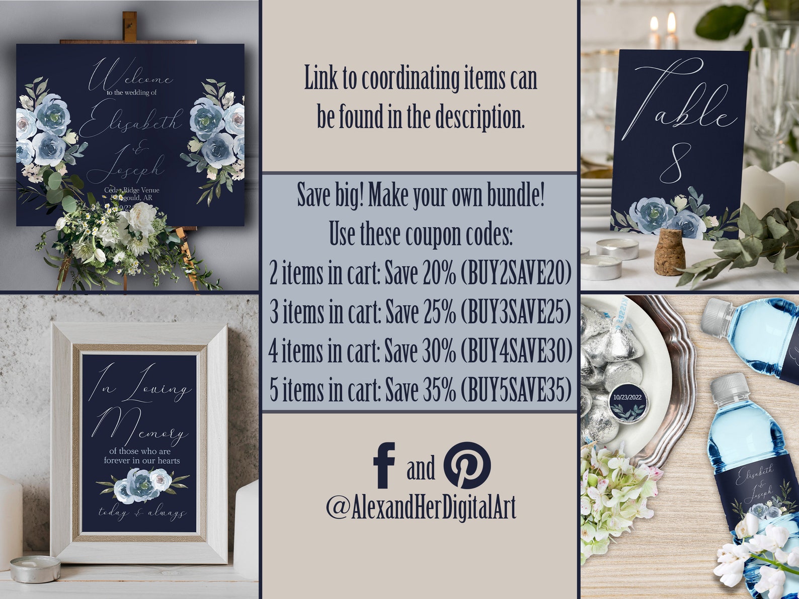 Modern Wedding Water Bottle Labels, Printable Custom Bottle Label ...