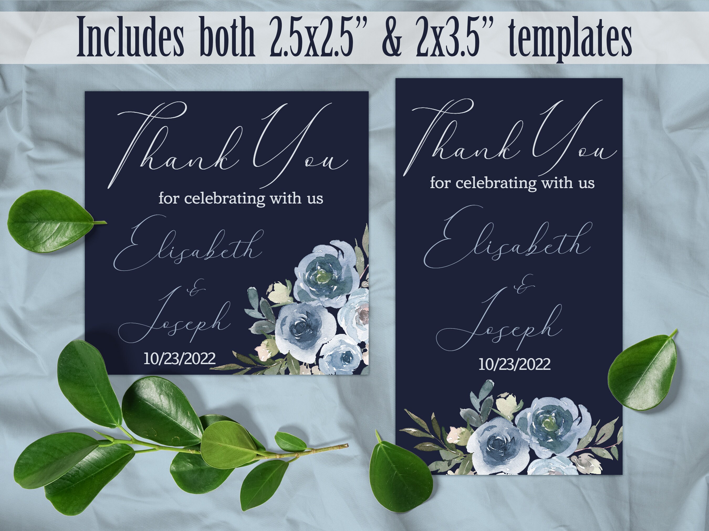 Modern Wedding Favor Tags, Printable Custom Favor Label, Personalized ...