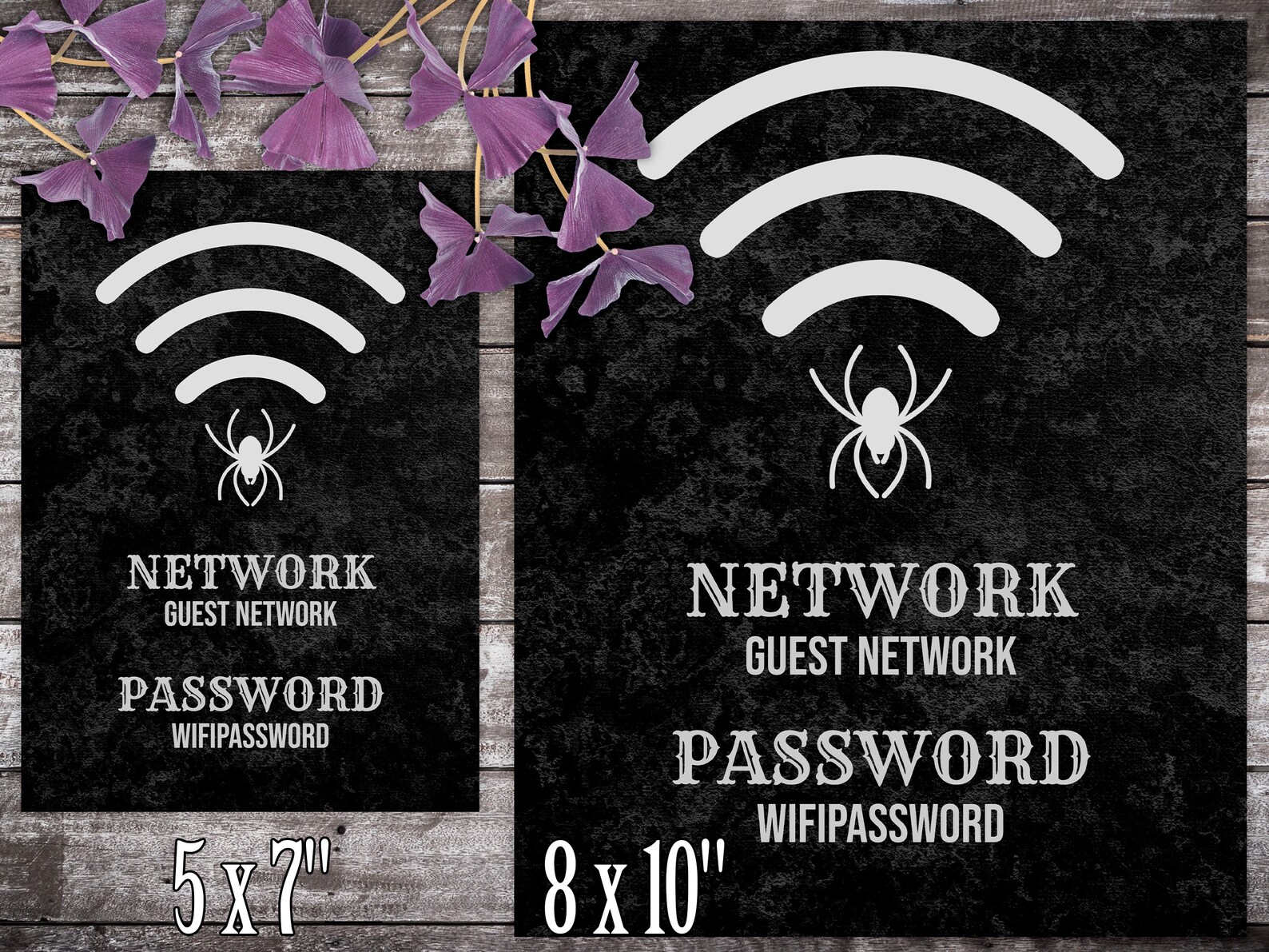 Gothic Reception Sign Vintage Wedding Table Signs Printable Favor Sign ...