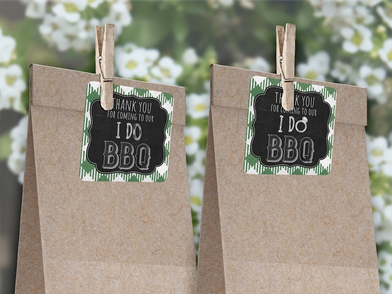 I Do BBQ Printable Bridal Shower Favor Tag Printable Wedding Shower ...