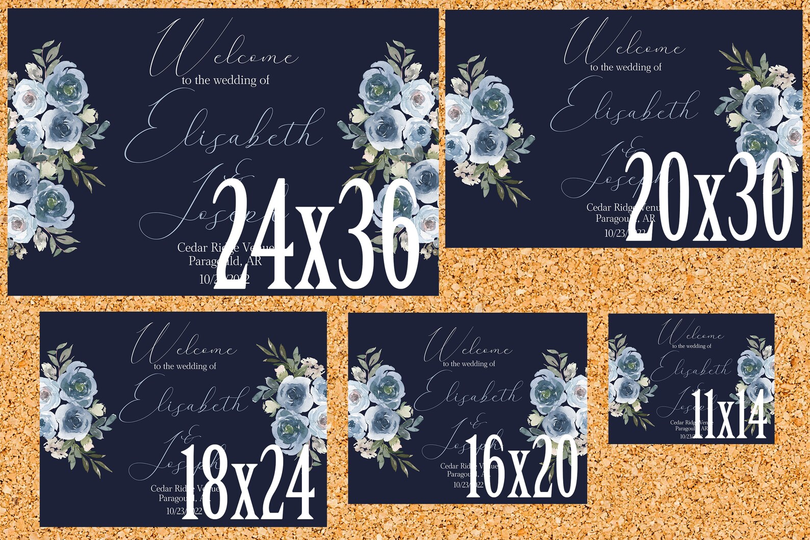 Printable Wedding Welcome Sign, Modern Wedding Reception Sign, Custom ...