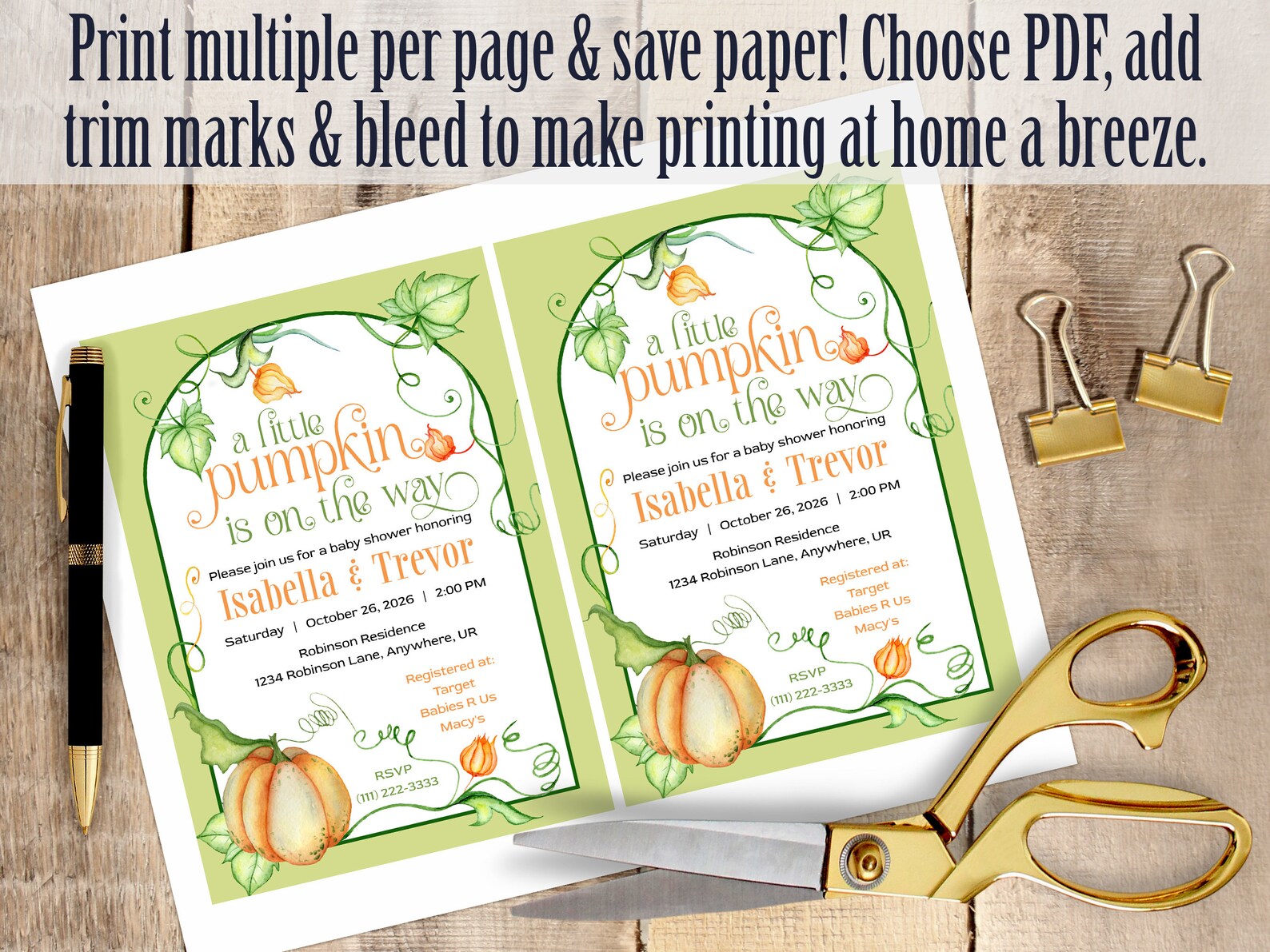 Editable Advice for Parents Baby Shower Game Sign Printable Fall Baby ...