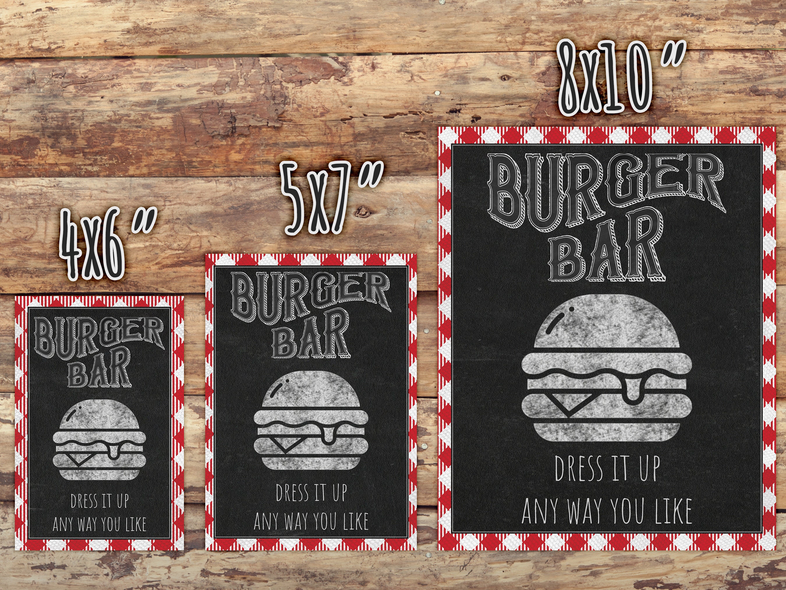 I Do BBQ Party Burger Bar Sign, Printable Wedding Shower Sign, Backyard ...