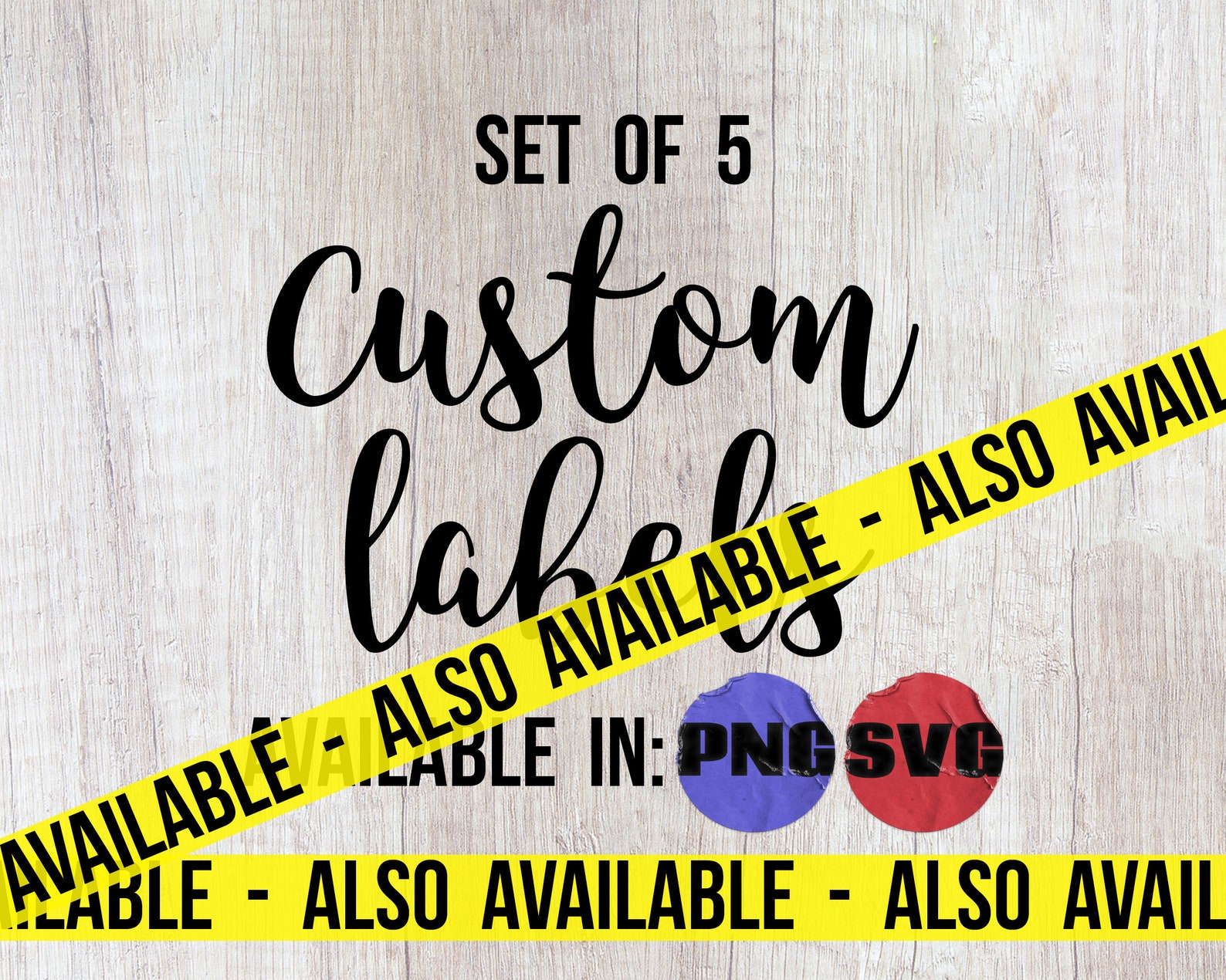 Printable Cursive Spice Labels, Pantry Organization Decals, Farmhouse ...