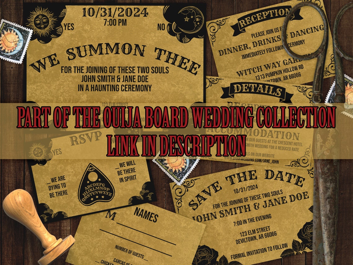 Printable Gothic Wedding Menu Template Editable Vintage - Etsy