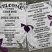 Printable Gothic Wedding Program Vintage Wedding Program Card Witchy ...