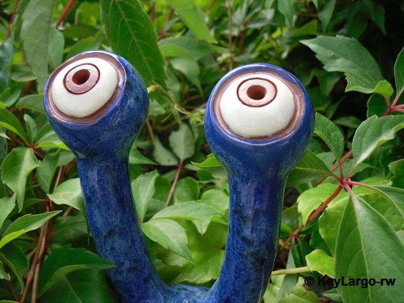 Garden Spy Stalk Eyes Made of Ceramic Frost-proof Unique - Etsy